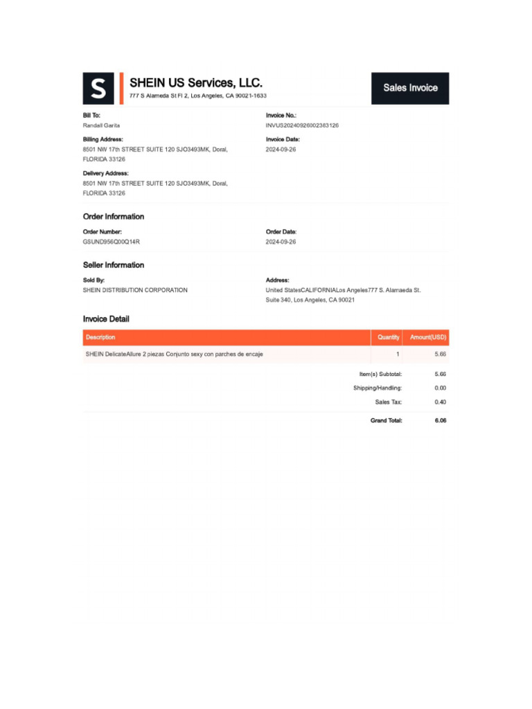 Shein 1 | PDF