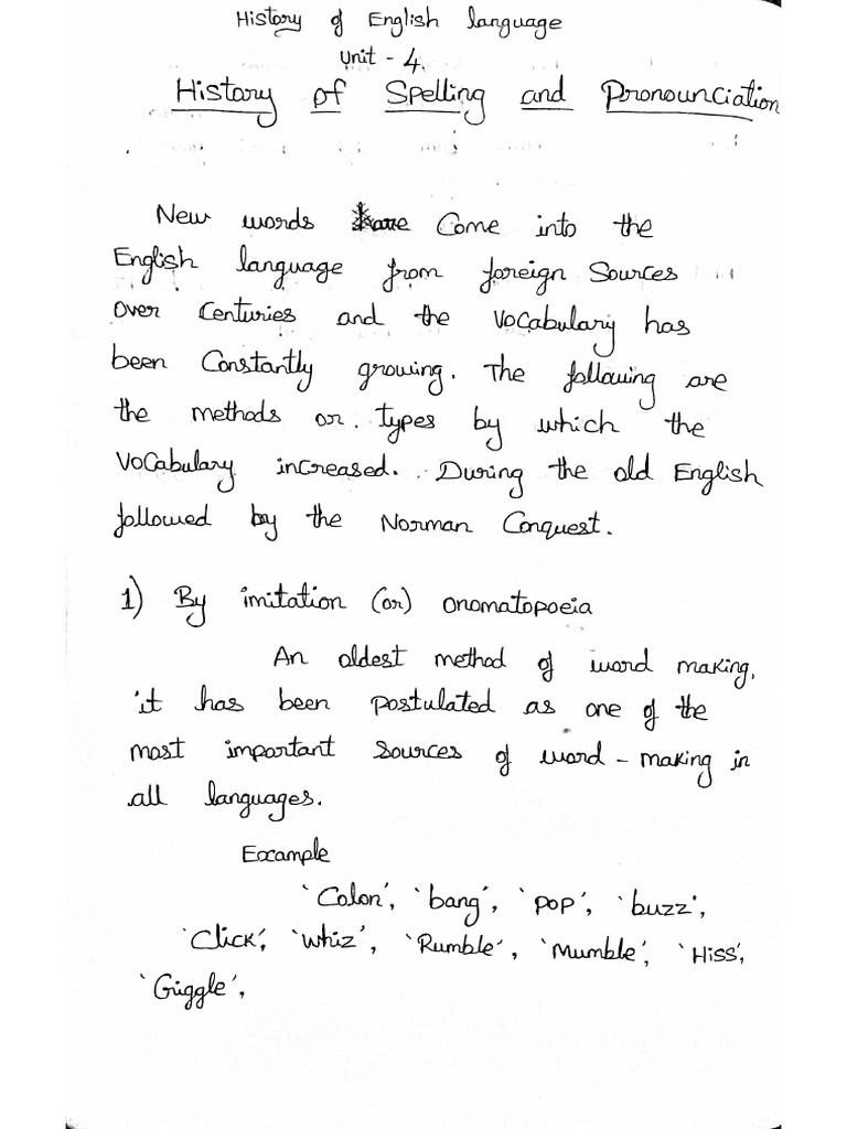 Spelling & Pronunciation | PDF