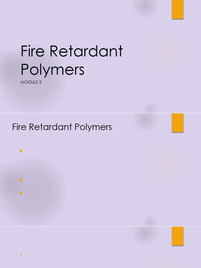 Fire_retardant_polymers | PDF | Chlorine | Polyvinyl Chloride