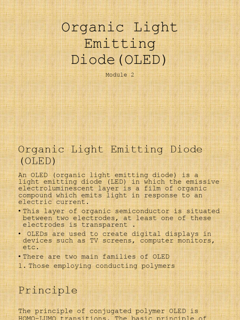 OLED | PDF | Oled | Cathode