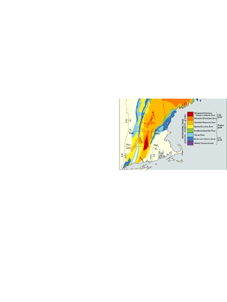 Metamorphic Reactions and Isograds | PDF | Petrology | Geology