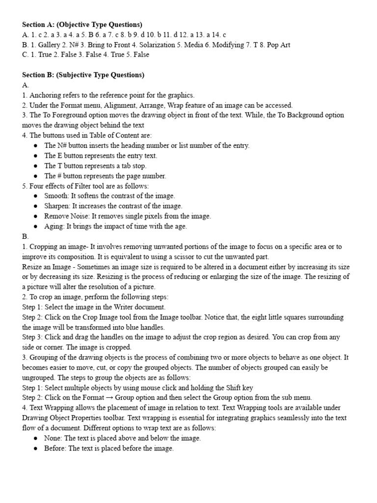 Unit 1 Answers | PDF | Icon (Computing) | Image