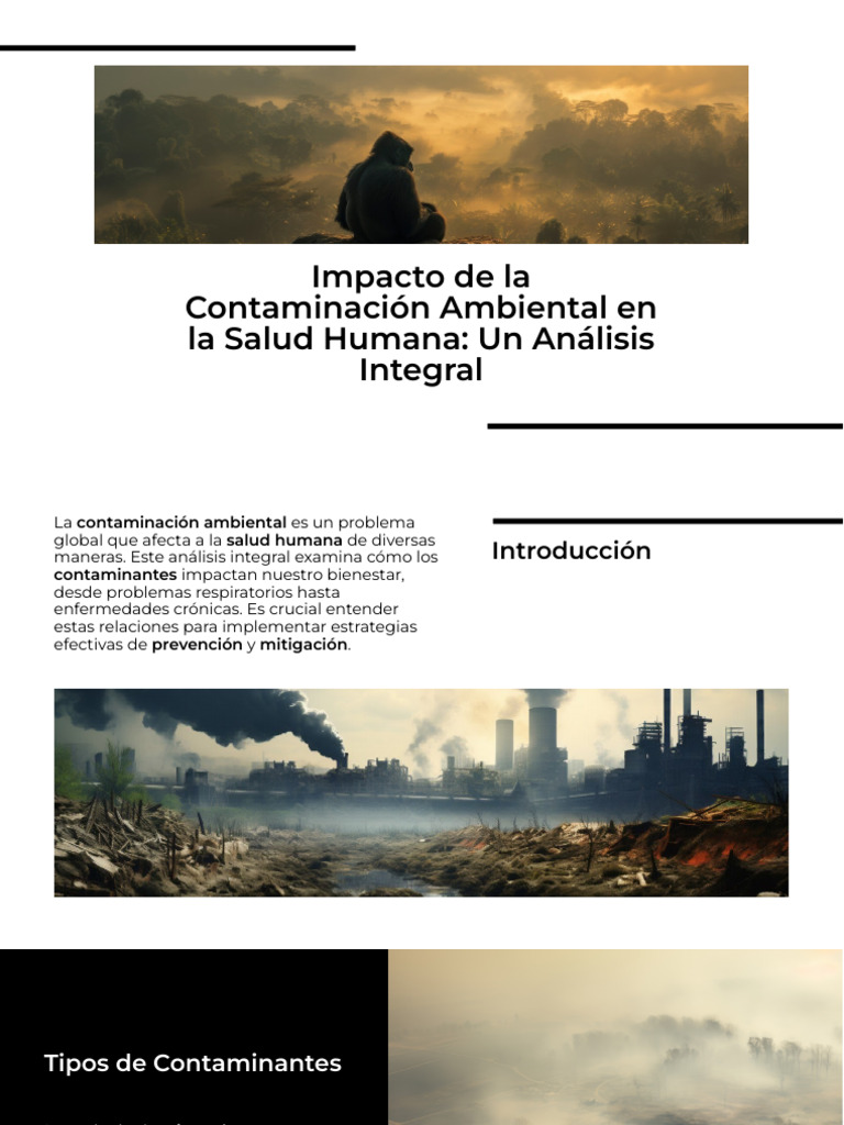 Slidesgo Impacto de La Contaminacion Ambiental en La Salud Humana Un ...