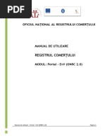 Manual de Utilizare Portal ONRC Creare Cont | PDF
