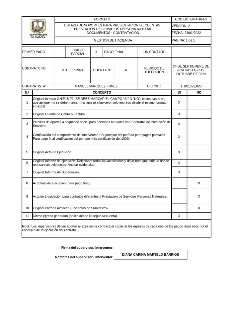 Formato Gh-P18-F2-Contratacion | PDF | Documento de identidad