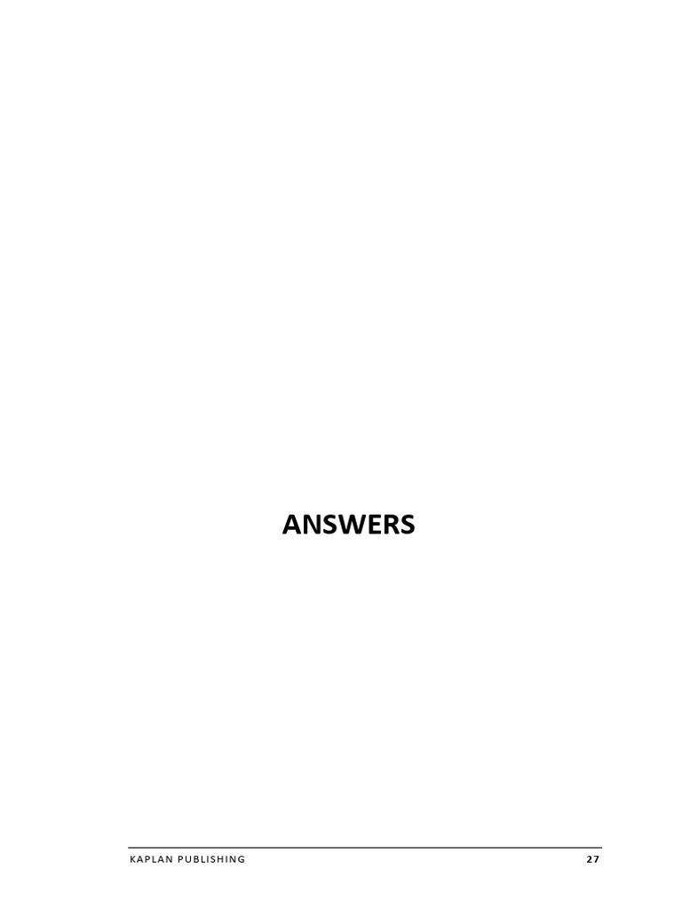 Acca Aa LRP - Answers 2022-23 | PDF | Auditor's Report | Audit