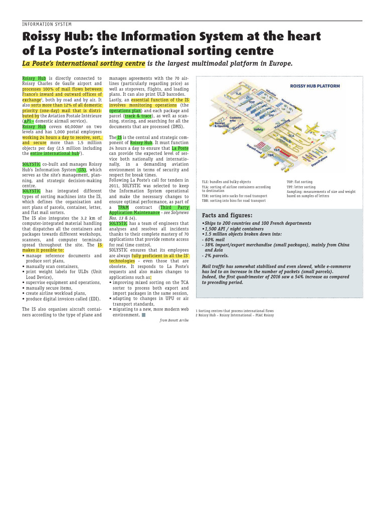 Solystic Roissy HUB VA | PDF | Mail | Computing