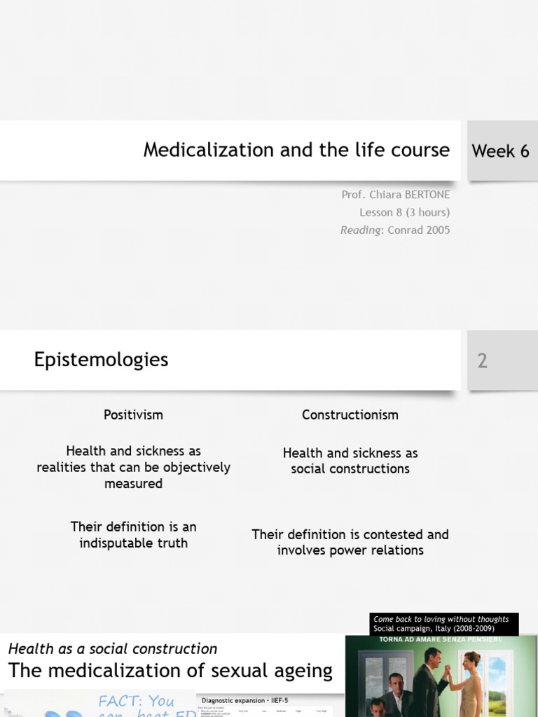 7 Medicalization and The Life Course - 24 | PDF | Mental Disorder ...