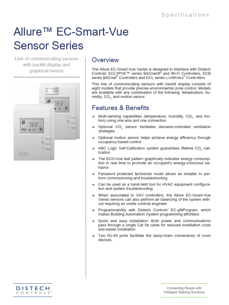6_EC-Smart-Vue_SP | PDF | Building Automation | Manufactured Goods