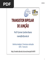 02 - Transistores Bipolares de Junção TBJ-Conceitos, Aplicação e Plano ...