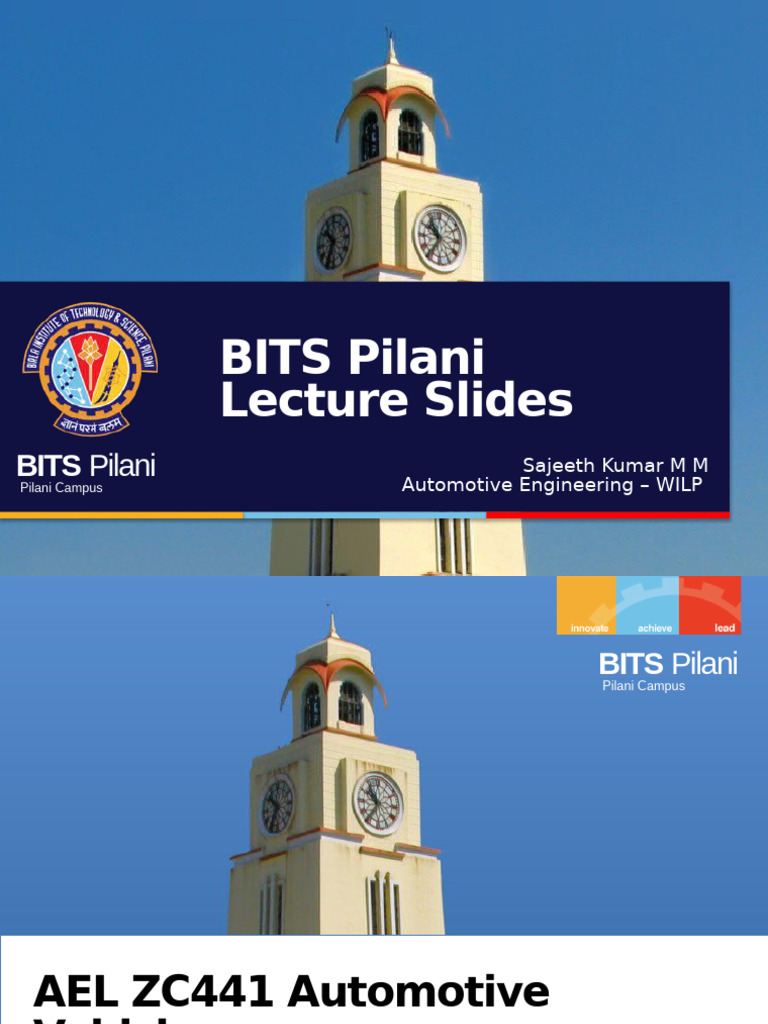 Lecture 01 - Intro | PDF | Land Vehicles | Automotive Industry Lecture 01 - Intro | PDF | Land Vehicles | Automotive Industry
