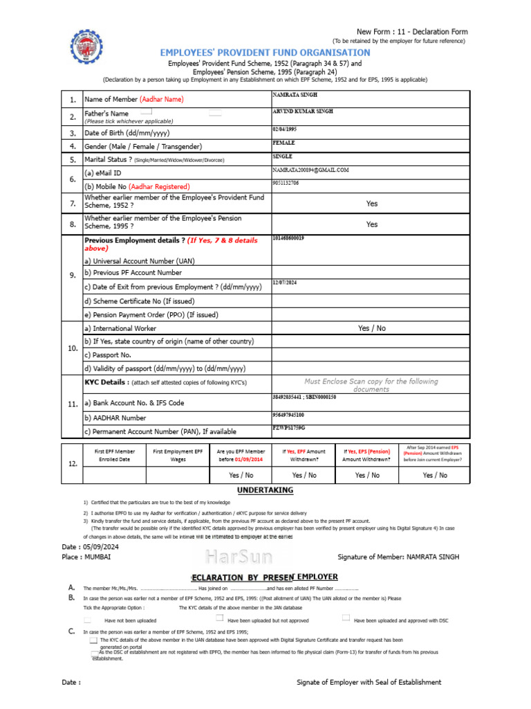 Form 11 | PDF | Access Control
