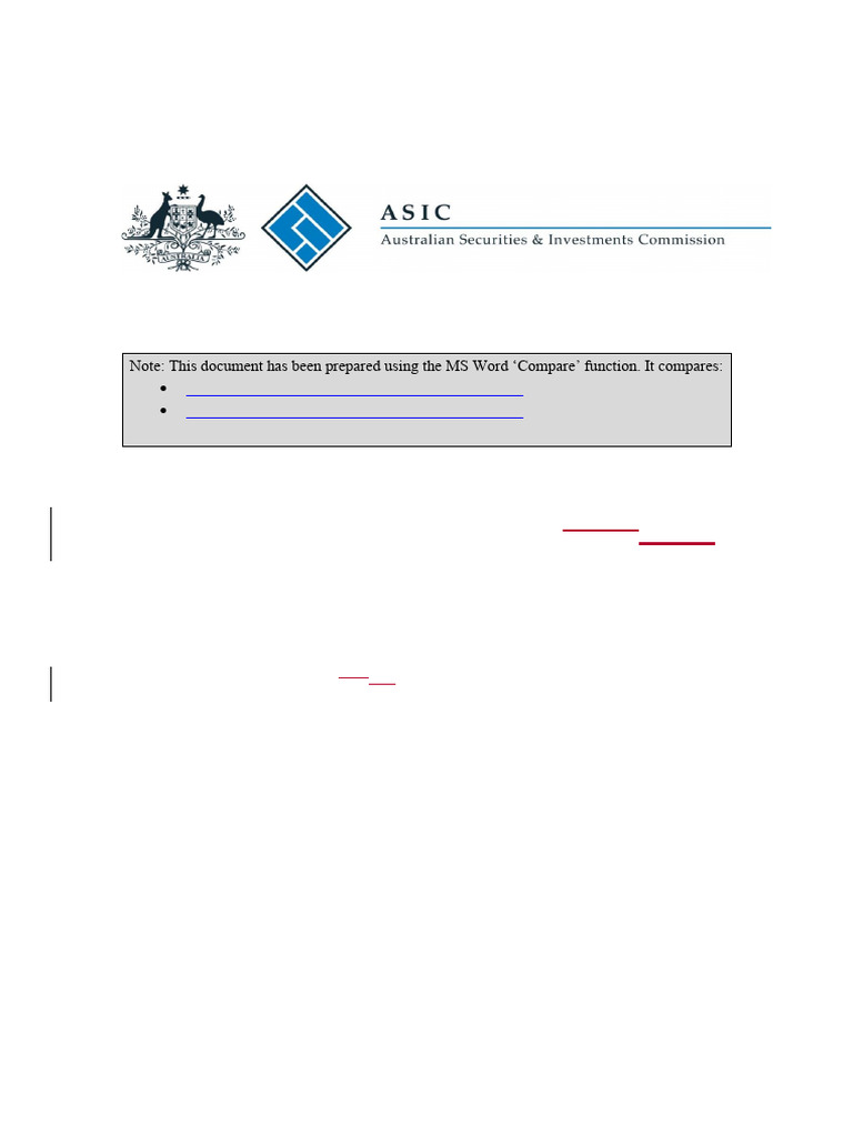 ASIC Rewrite | PDF | Derivative (Finance) | Over The Counter (Finance)