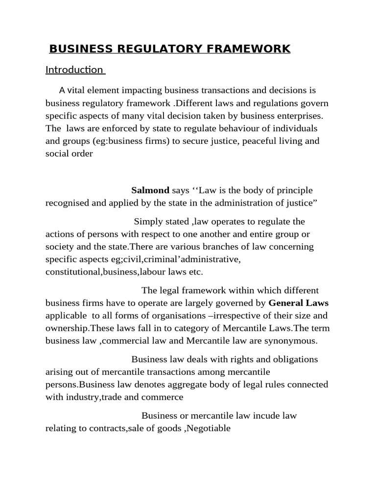 Business Law Module 1: Contracts Overview | PDF | Offer And Acceptance ...