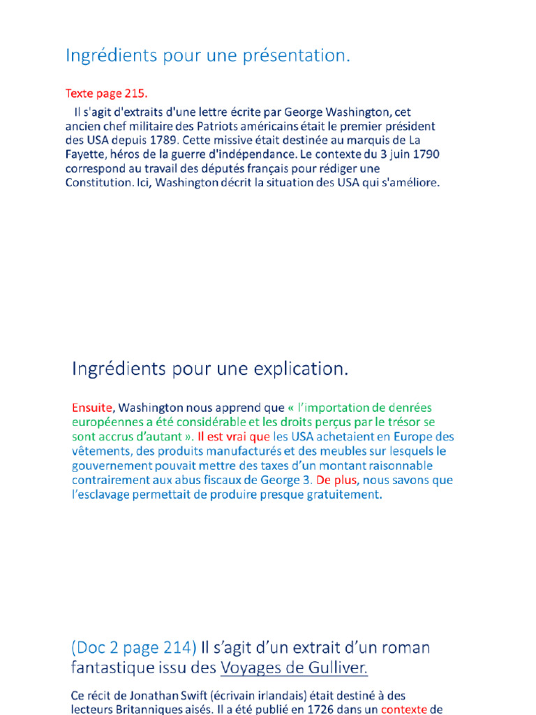 Exemples Rédigés Analyse de Documents 2 | PDF