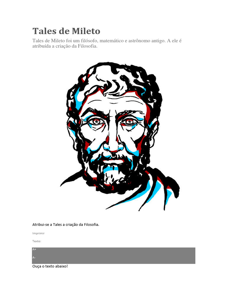 Biografia Tales | PDF