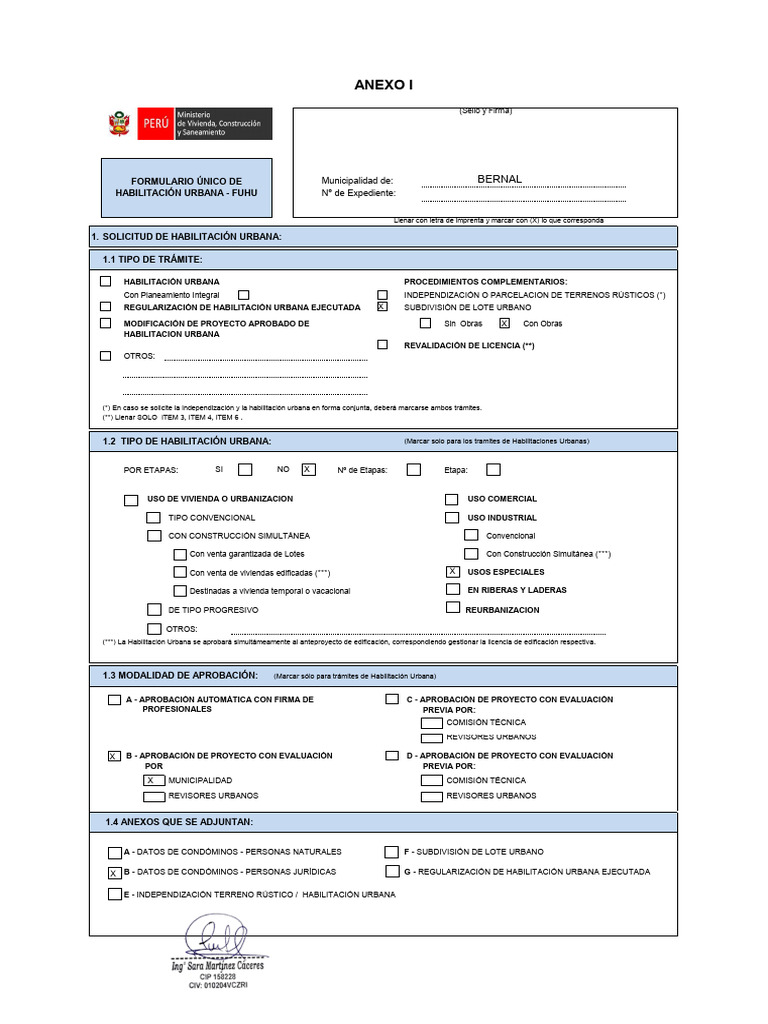 Anexo FUHU PDF | PDF | Documento de identidad