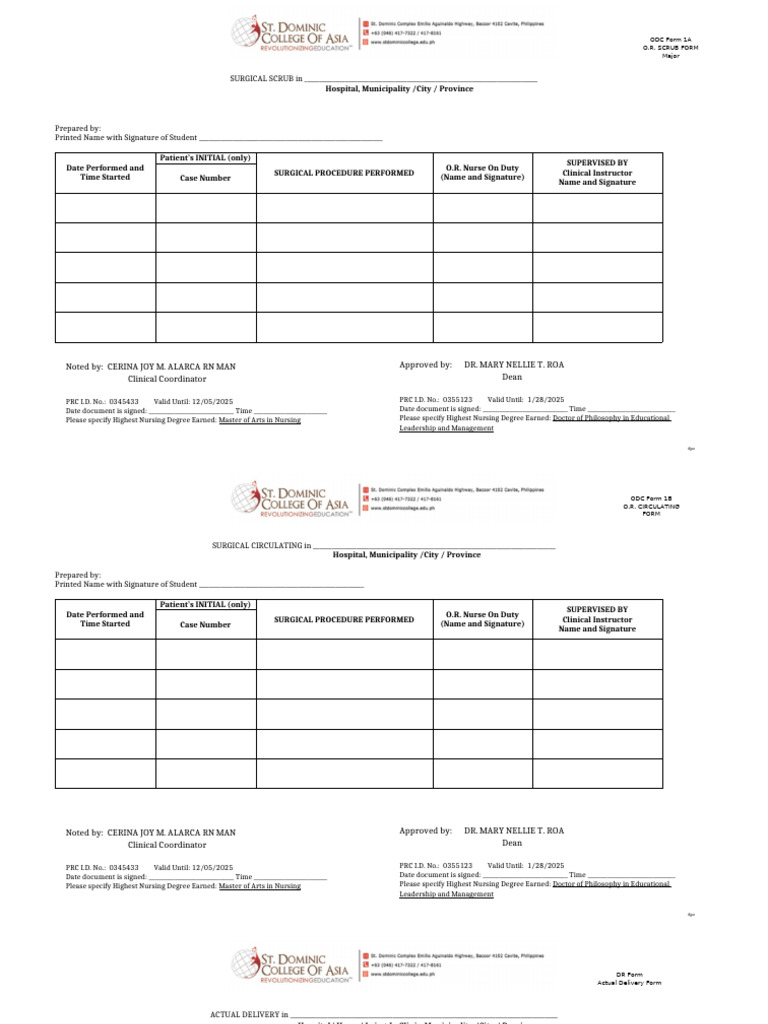 PRC Case Form 1 1 | PDF | Nursing | Health Sciences