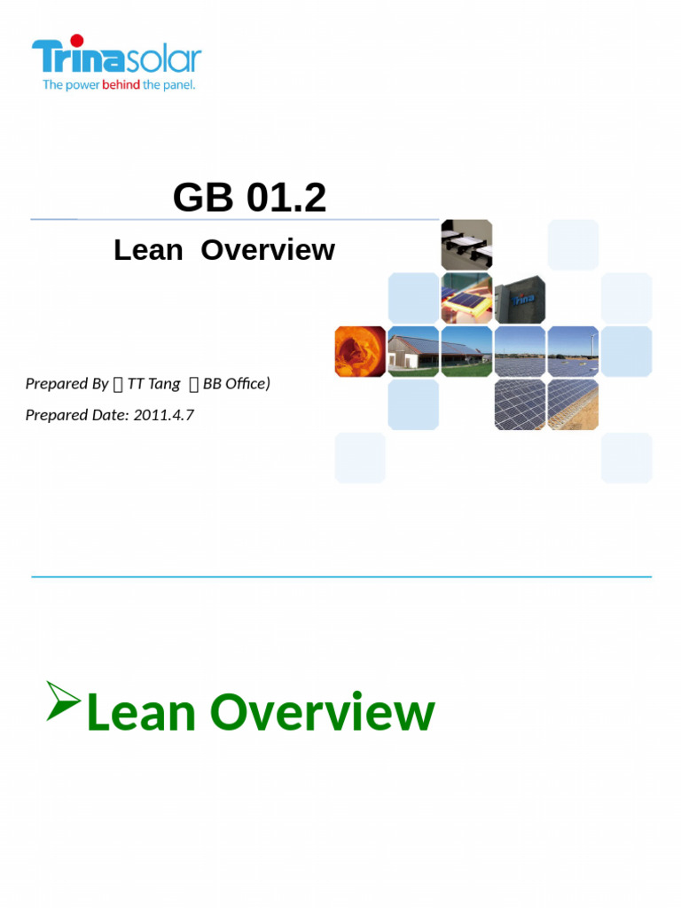 1.2 Lean Overview (EN) | PDF | Lean Manufacturing | Inventory