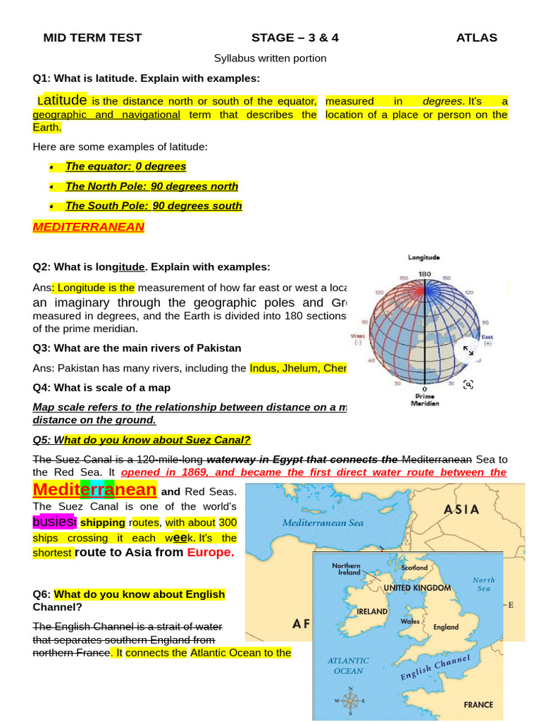 Atlas Pdf Longitude Latitude