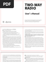 Baofeng UV-9R Users-Manual | PDF | Electronics | Broadcast Engineering