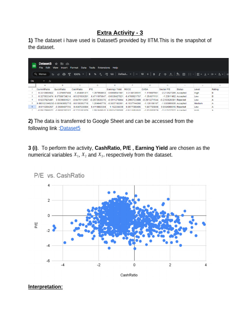 Extra activity 3 | PDF | Data Analysis | Multivariate Statistics