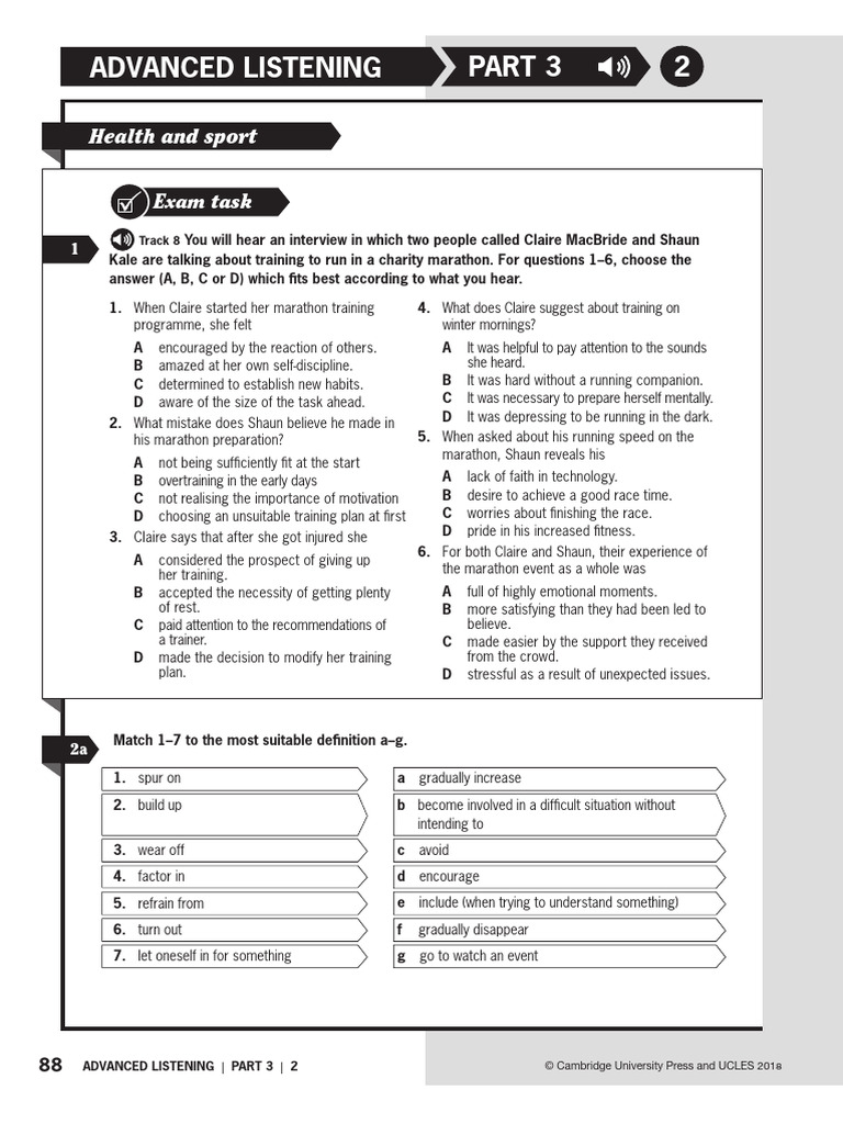 c1 Advanced Listening Part 3 | PDF | Psychology