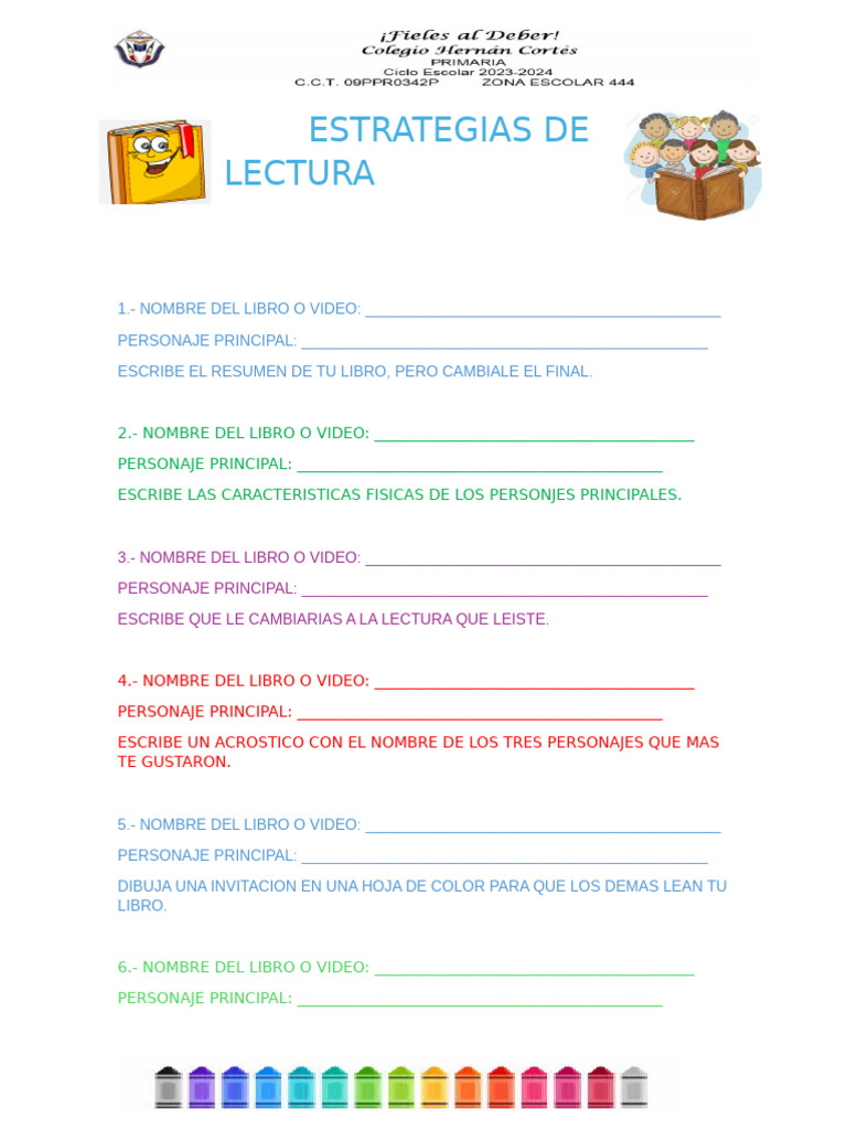 Estrategias de Lectura | PDF