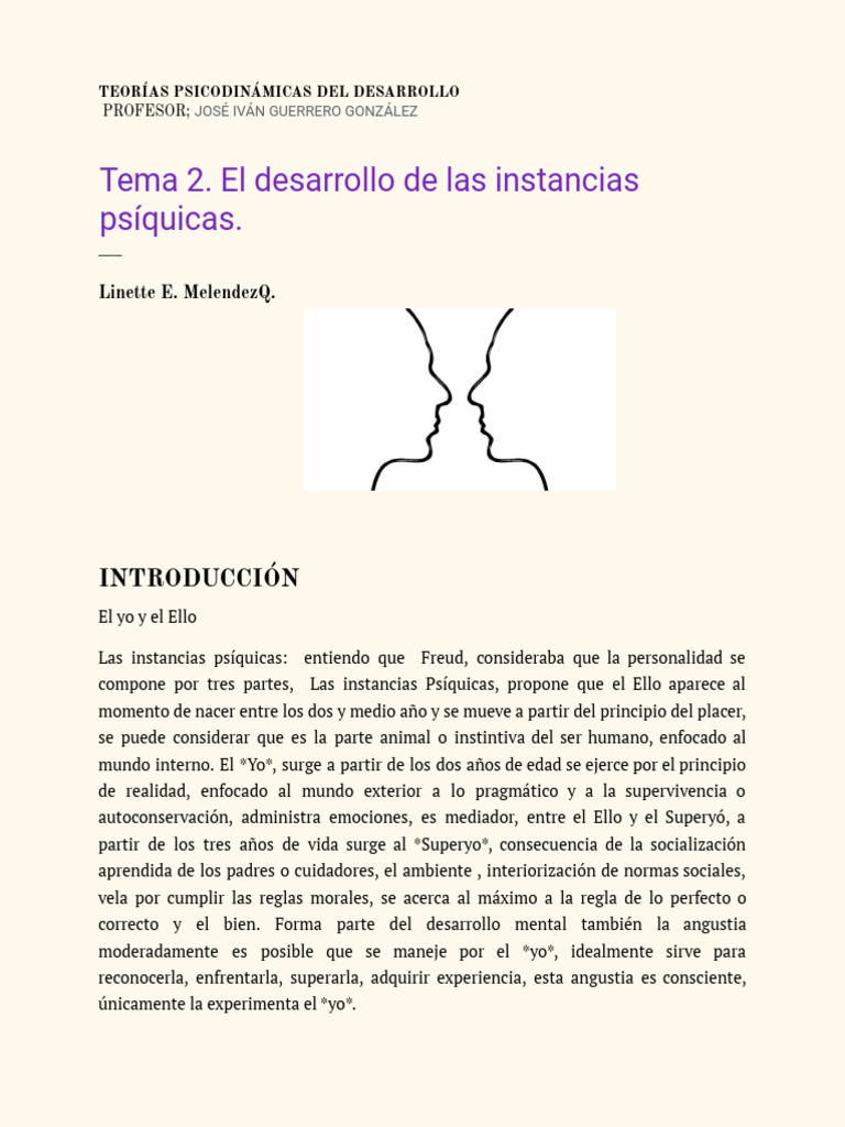 El Yo y El Ello | PDF | Carné de identidad | Mente inconsciente