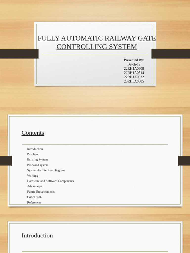 Automatic Railway Gate | PDF | Microcontroller | Automation