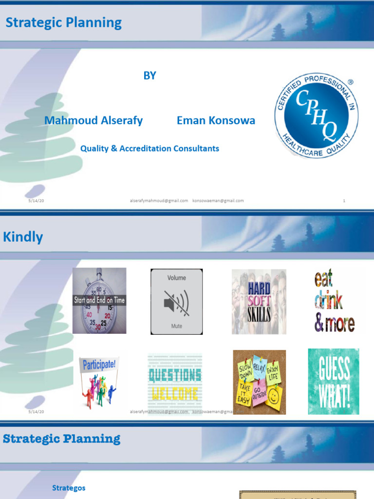 3 Strategic Planning | PDF | Goal | Strategic Planning