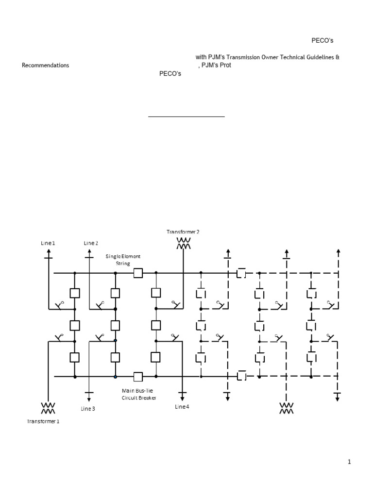 Peco Transmission Bus Configuration Design Philosophy | PDF ...