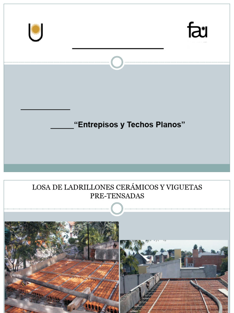 Entrepisos y Techos Planos - 2da Parte | PDF | Hormigón | Ingeniería de ...