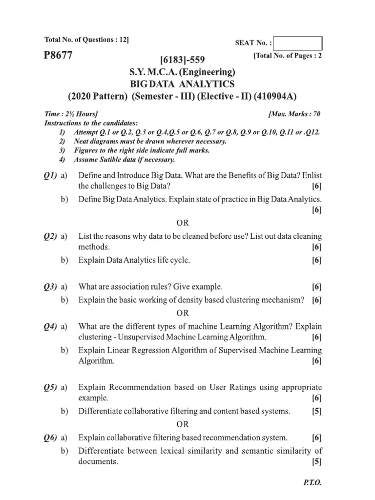 Big Data Analytics | PDF