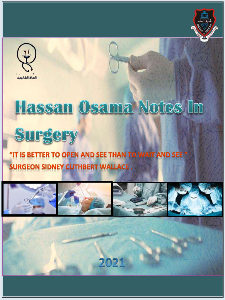 Surgery Revision Notes for Medical Students | PDF | Thyroid | Breast