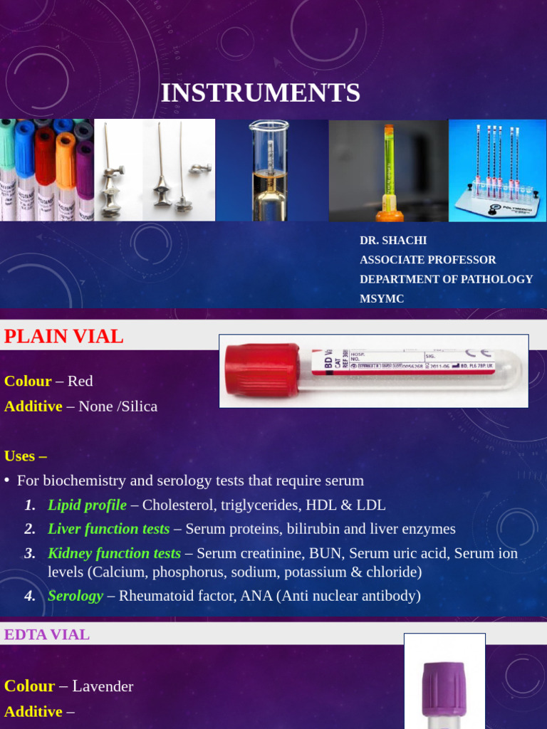 Instruments | PDF | Blood Plasma | Coagulation