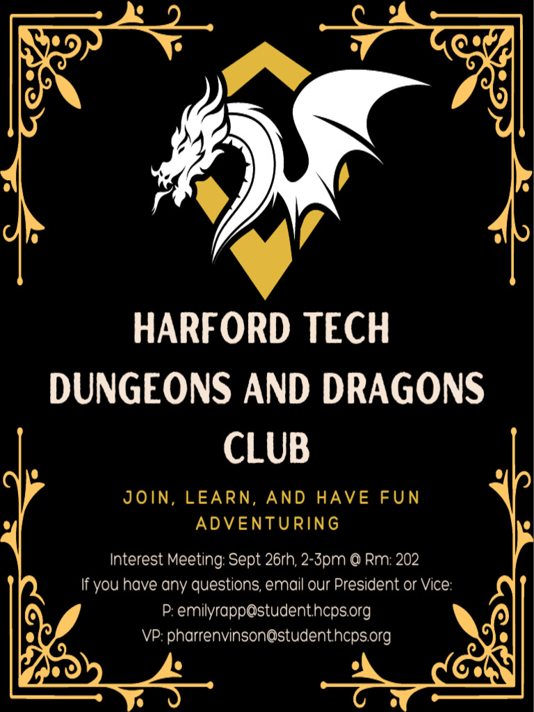 DND Club Flyer | PDF | Computers