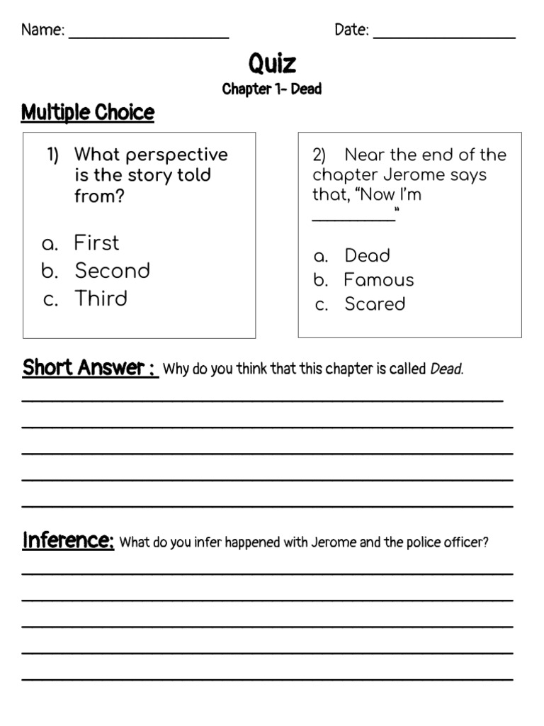 Multiple Choice: A. First B. Second C. Third | PDF