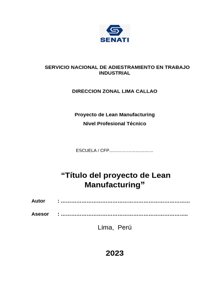 Proyecto Lean Manufacturing en Confipetrol | PDF | Logística | Business