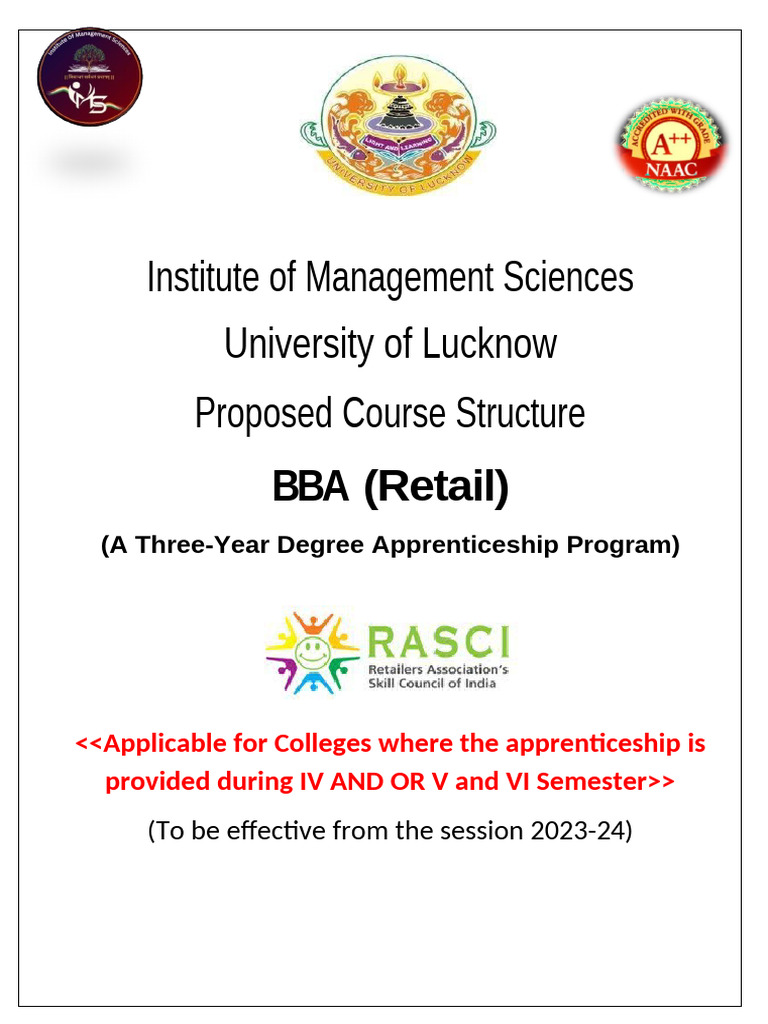BBA Retail Syllabus | PDF | Customer Relationship Management ...