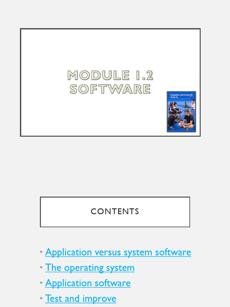 1 2 Software | PDF | Application Software | Operating System