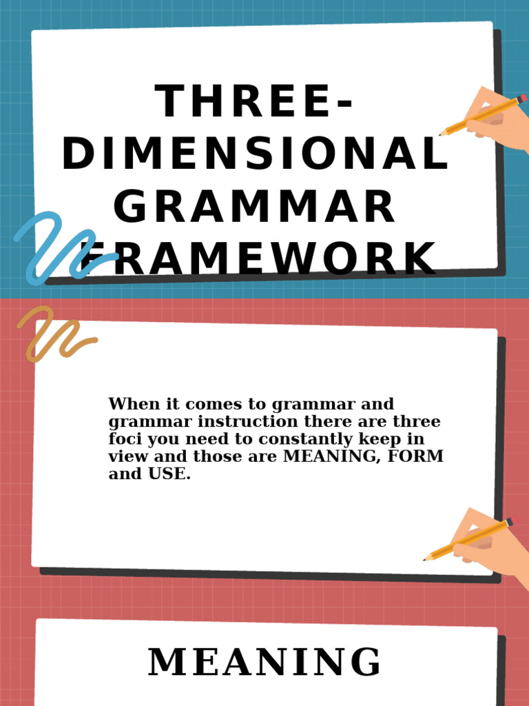 Three-Dimensional Grammar Framework | PDF