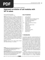 SPT N-Value and Soil Cohesion Table | PDF