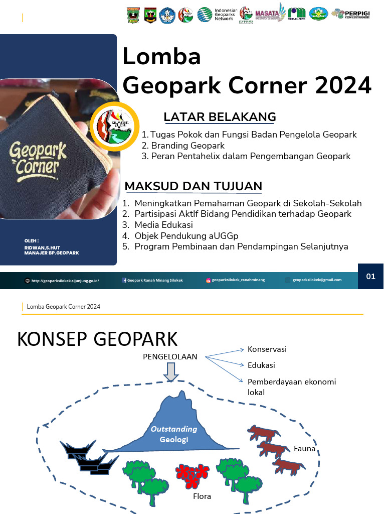 Lomba Geopark Corner | PDF