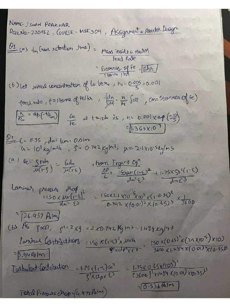 Reactor Design 2 | PDF