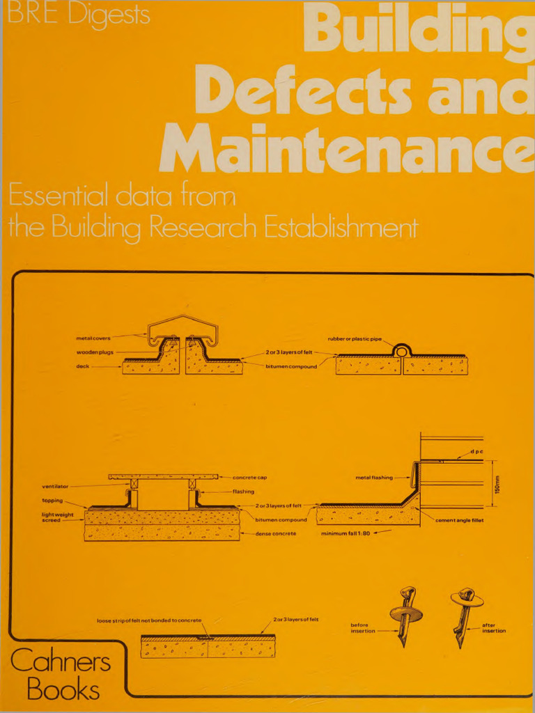 Building Defects and Maintenance - 1 | PDF