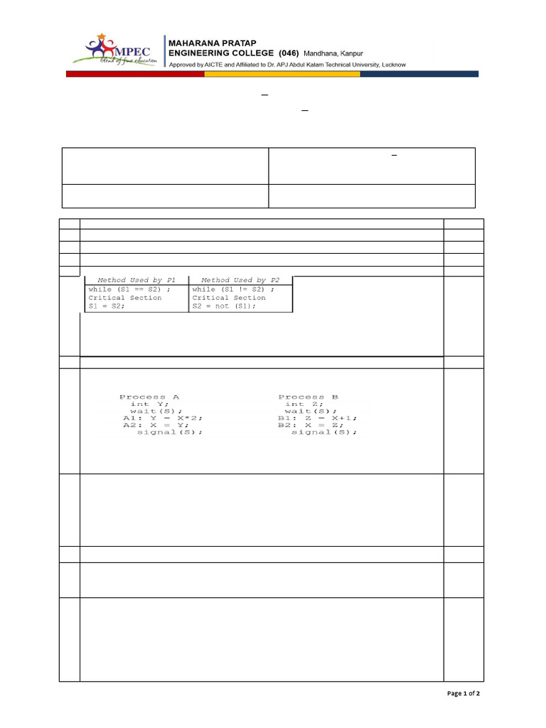 T2 - BCS401 - Operating System - DR Atul | PDF | Computer Science ...