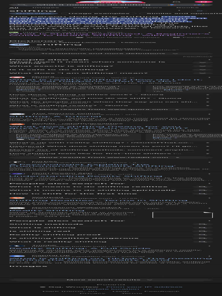 What It Means To Do Shifting - Google Search | PDF | Psychology