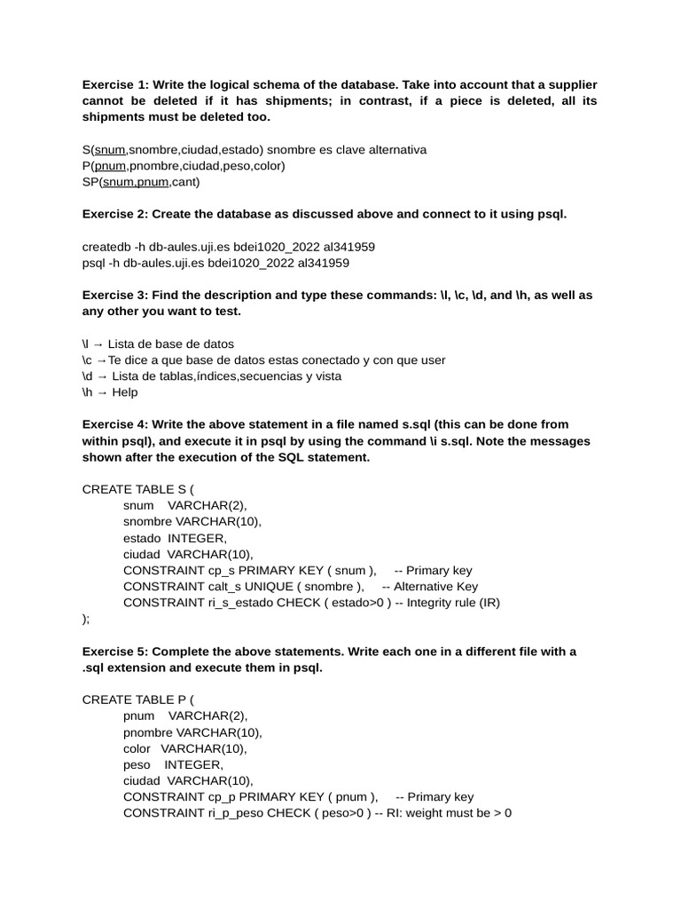 sesion 1 | PDF | Computing | Sql