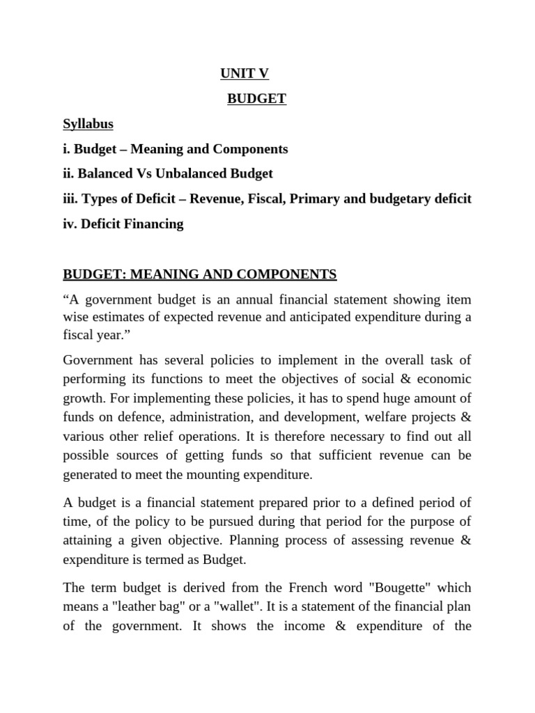 Understanding Balanced Budgets | PDF | Balanced Budget | Taxes